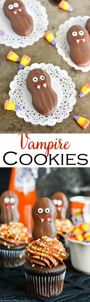 Vampire Cookies + Halloween Printable - A Pumpkin And A Princess