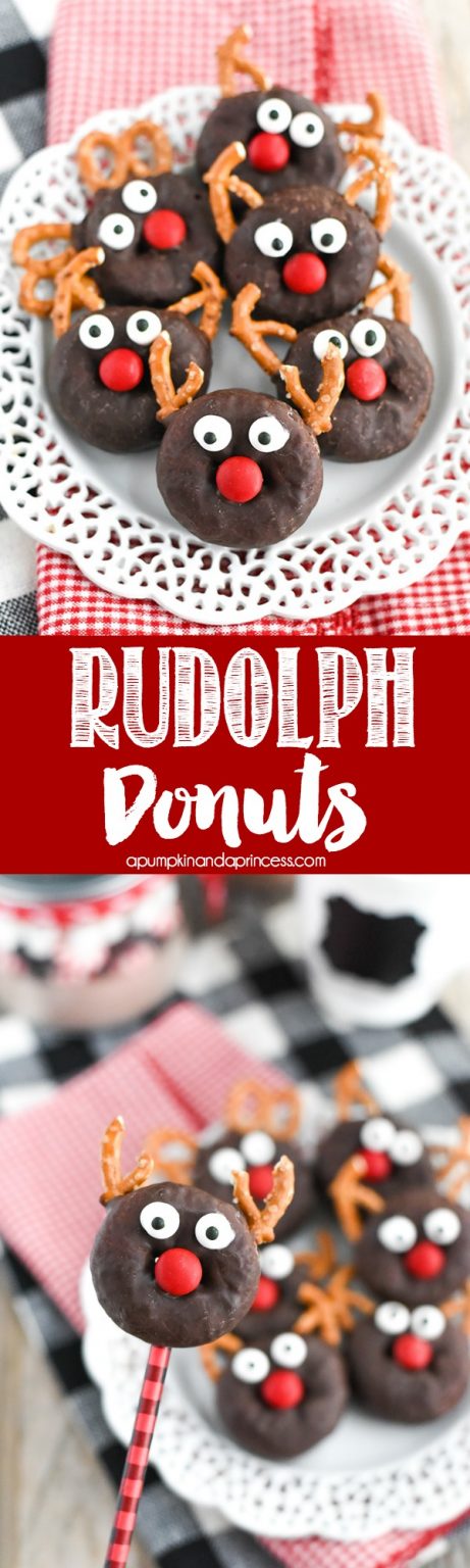 Mini Rudolph Donuts - A Pumpkin And A Princess