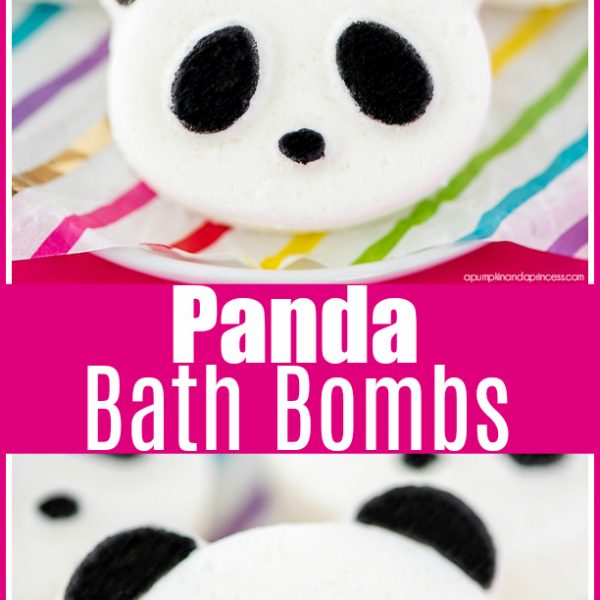 DIY Panda Bath Bombs - A Pumpkin And A Princess