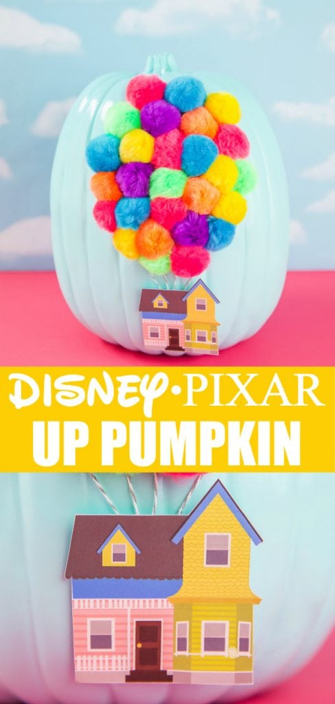 DIY Disney UP Pumpkin - A Pumpkin And A Princess