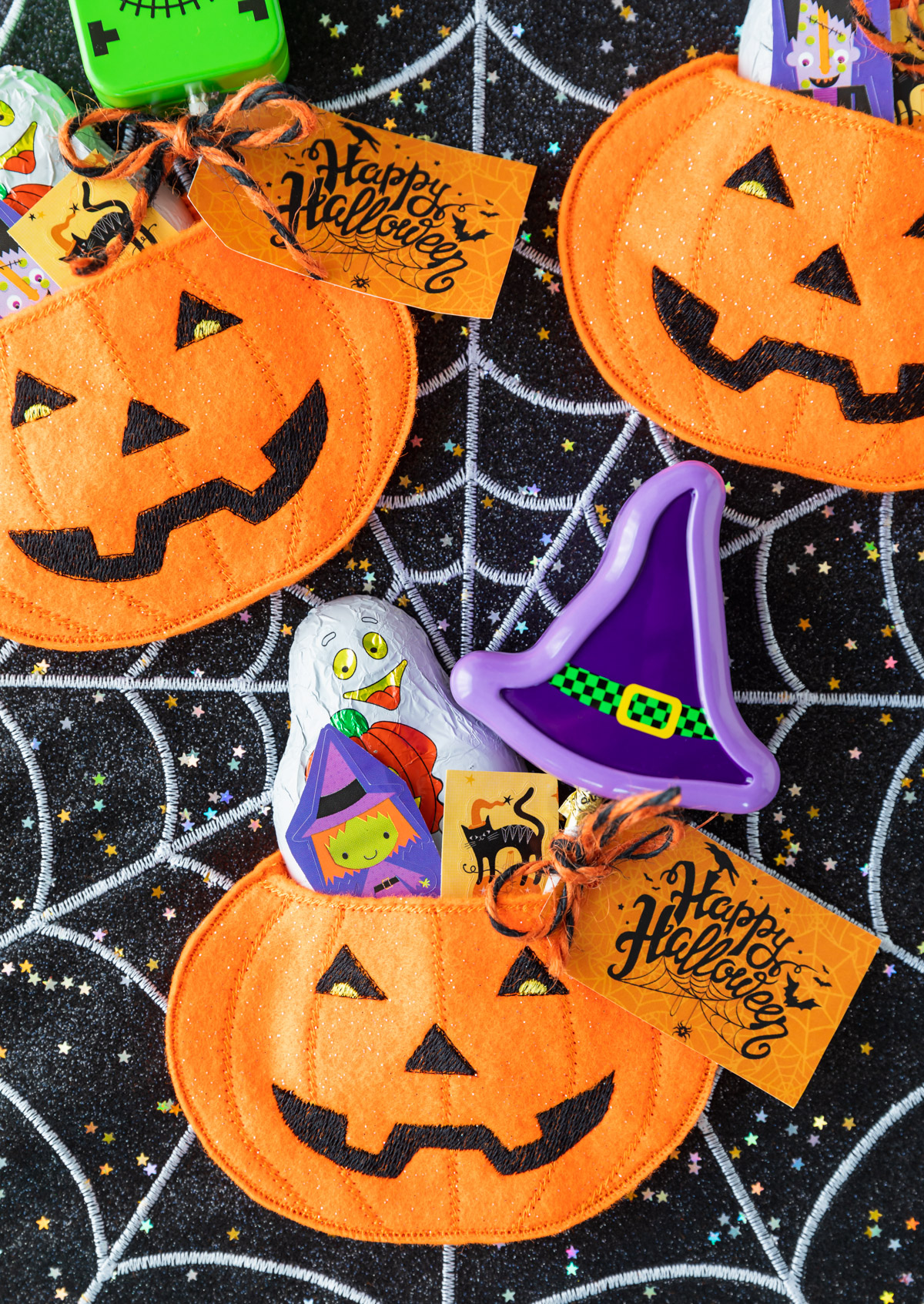 Pumpkin Treat Bags - A Pumpkin And A Princess
